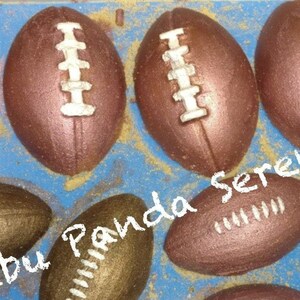 3D Football 2-part Plastic Mold, Bath Bomb Mold, Soap Mold, Football ...