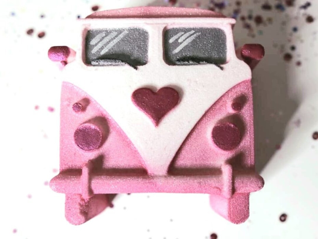 Simple VW Bus Plastic Mold or Silicone Mold, Bath Bomb Mold, Soap Mold ...
