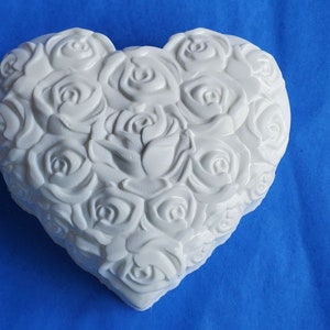 Rose Heart Plastic Mold or Silicone Mold, Bath Bomb Mold, Soap Mold ...