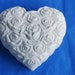 Rose Heart Plastic Mold or Silicone Mold, Bath Bomb Mold, Soap Mold ...