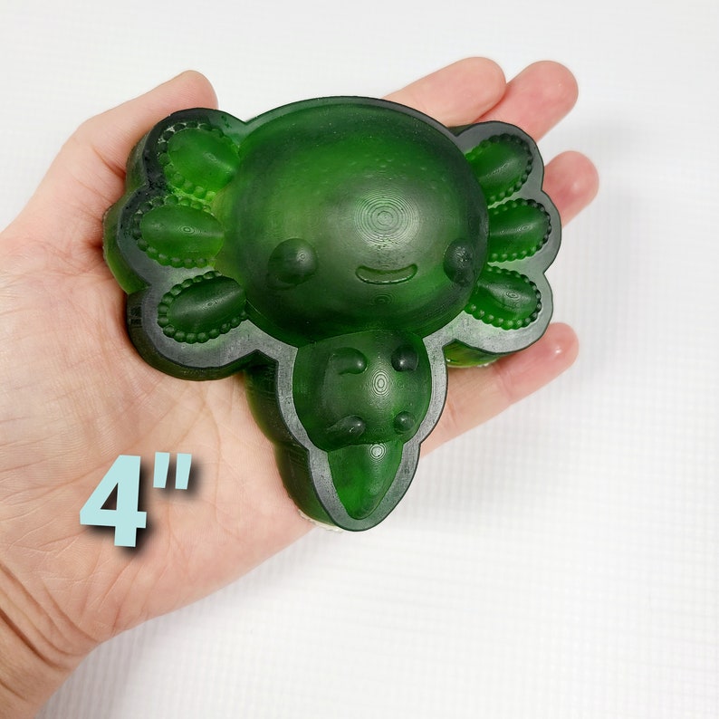 Cartoon Axolotl Plastic Mold or Silicone Mold Bath Bomb Mold - Etsy