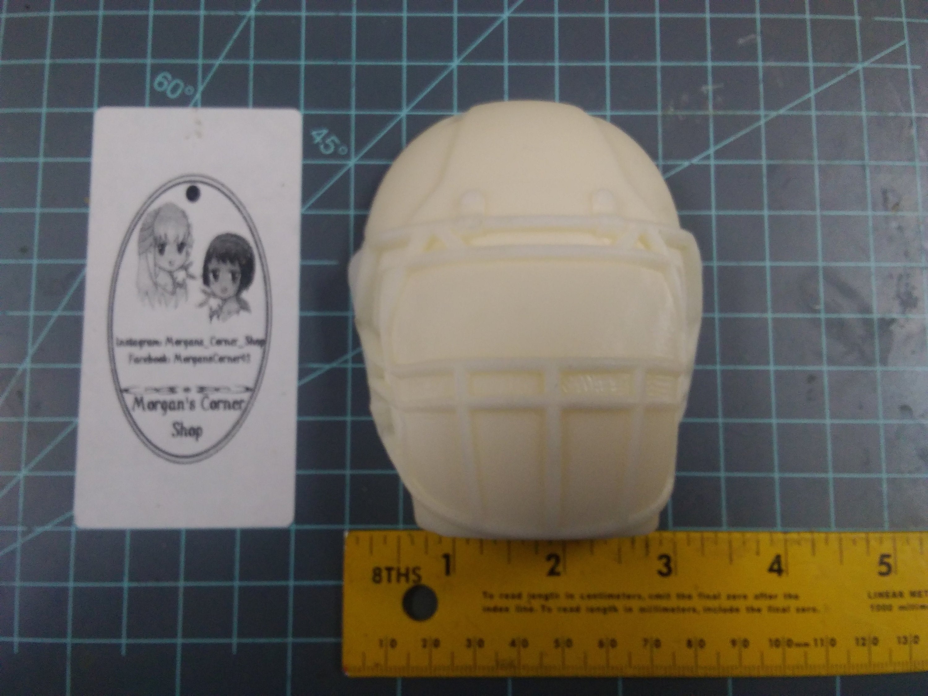 Sport Helmet Plastic Mold or Silicone Mold, Bath Bomb Mold, Soap Mold ...