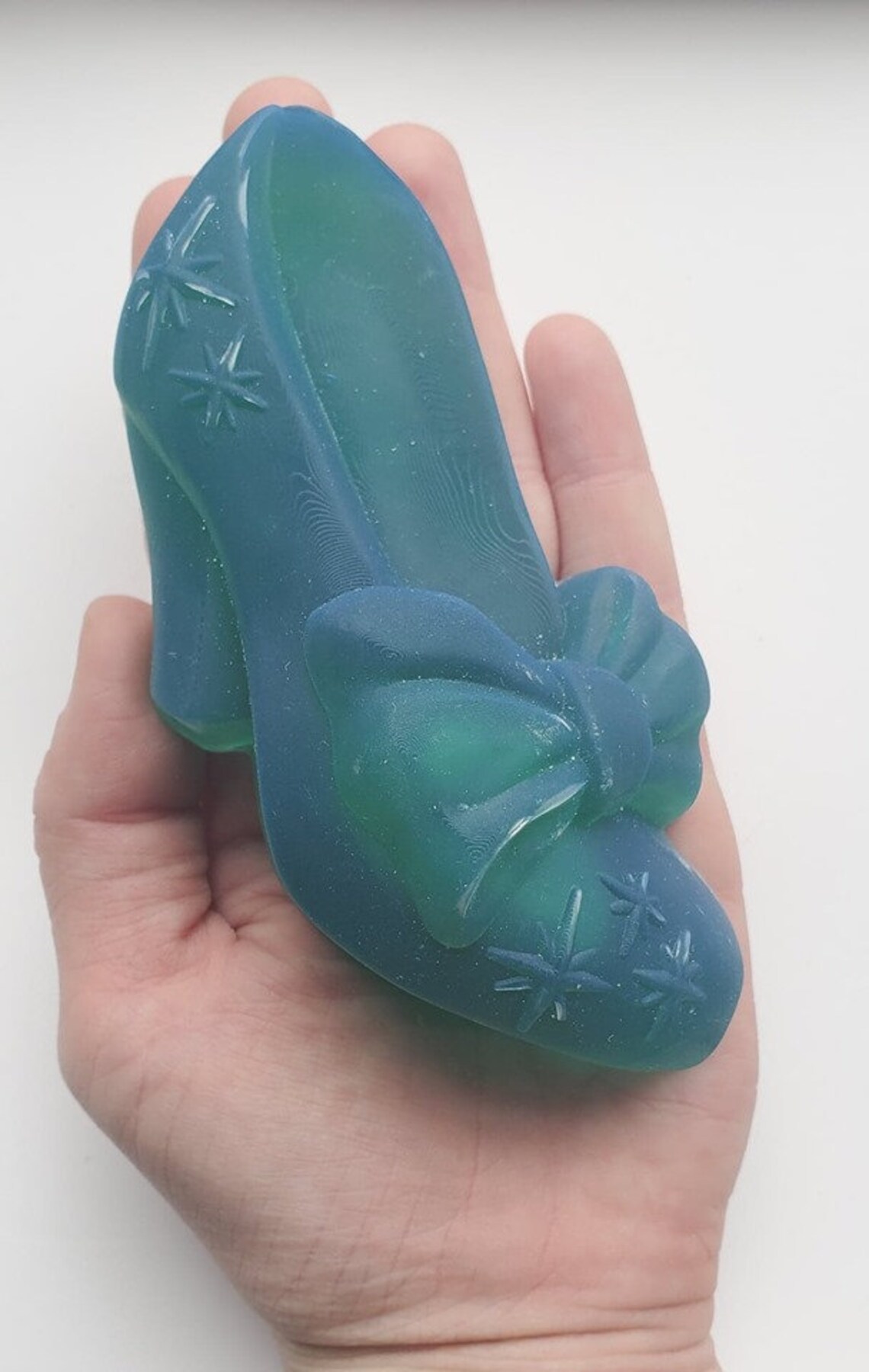 Slipper Plastic Mold or Silicone Mold, Bath Bomb Mold, Soap Mold, Ruby ...