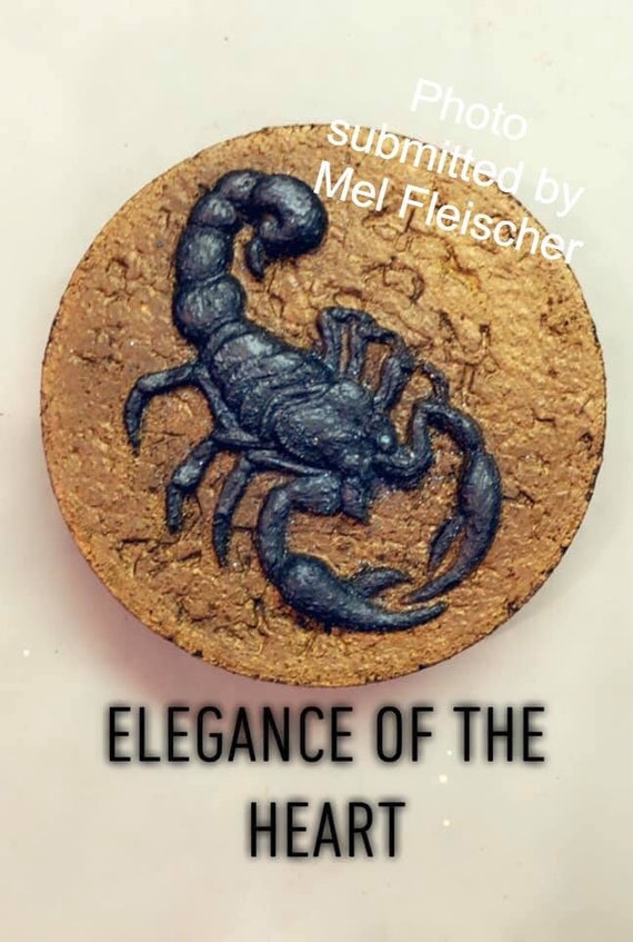 Scorpion on a Round Plastic Mold or Silicone Mold Bath Bomb - Etsy