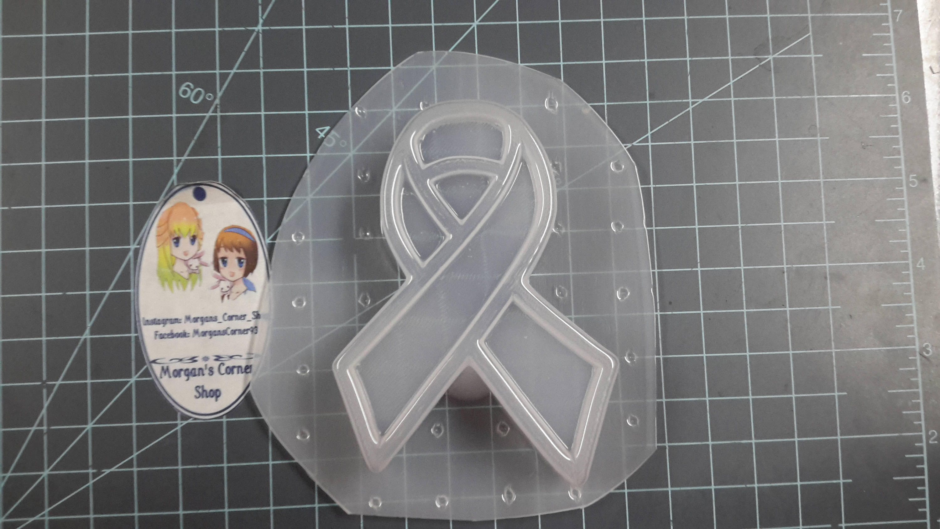 Awareness Ribbon Plastic Mold or Silicone Mold Awareness - Etsy