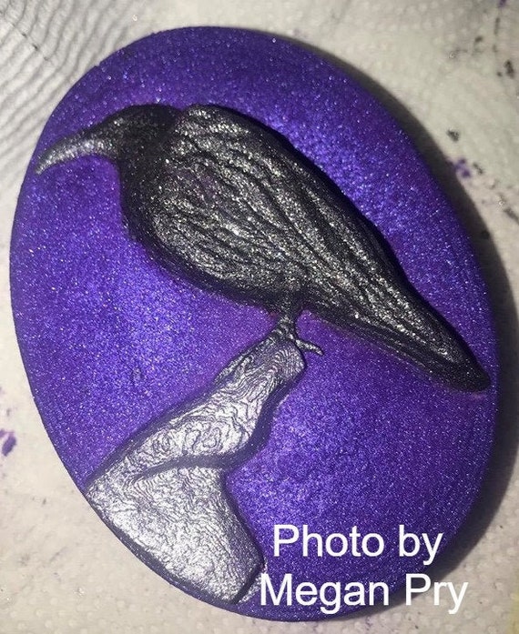 Raven Plastic Mold or Silicone Mold Bath Bomb Mold Soap | Etsy