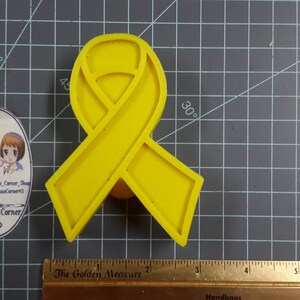Awareness Ribbon Plastic Mold or Silicone Mold, Awareness Mold, Soap ...