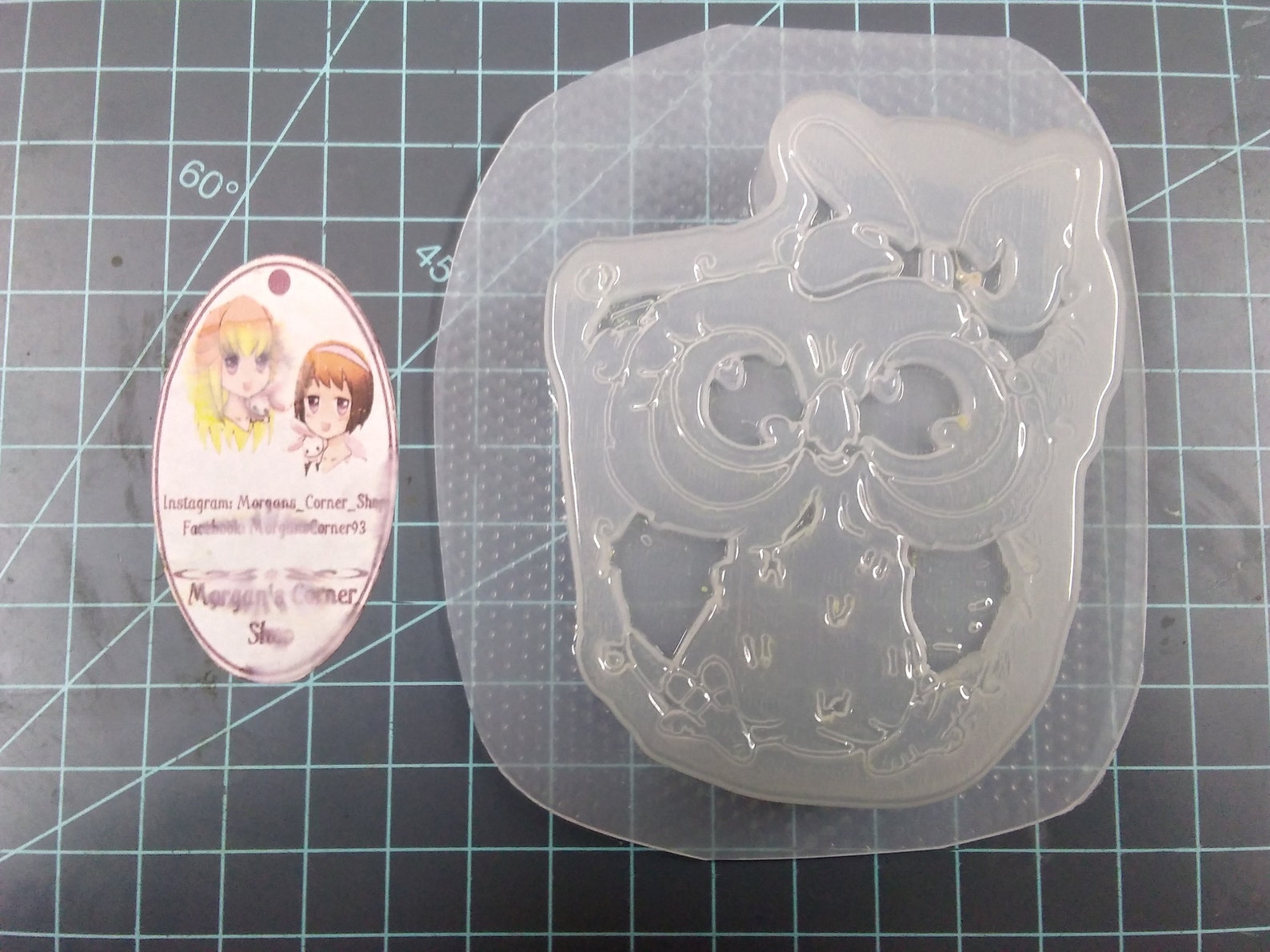 Baby Owl Plastic Mold or Silicone Mold, Bath Bomb Mold, Soap Mold, Owl ...