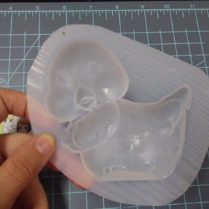 Chick Plastic Mold or Silicone Mold, Bath Bomb Mold, Soap Mold, Chicken ...