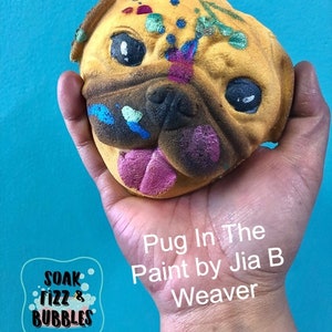Pug Plastic Mold, Dog Mold, Bath Bomb Mold, Soap Mold, Pug Head Mold ...