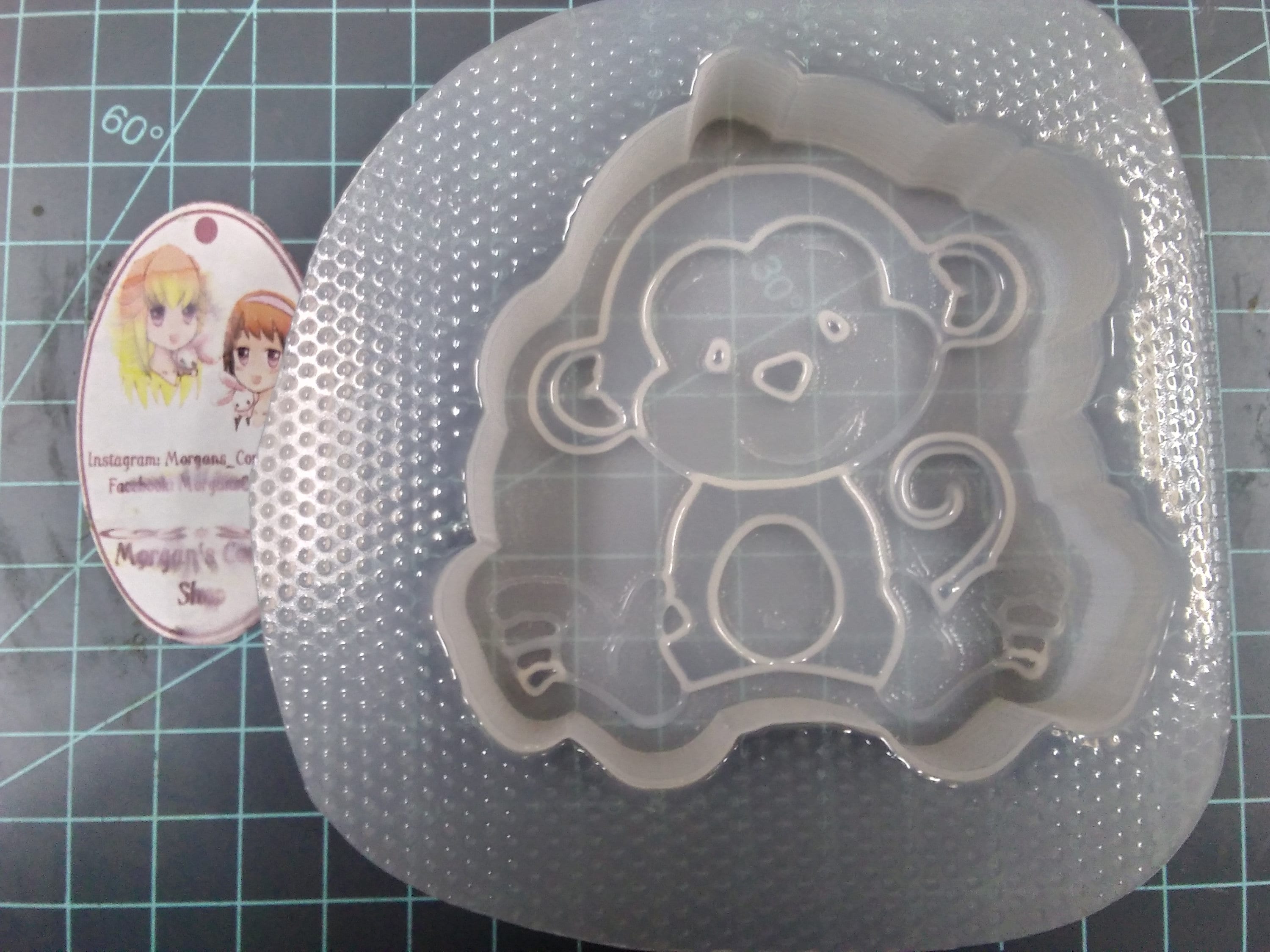 Baby Monkey Plastic Mold or Silicone mold bath bomb mold | Etsy