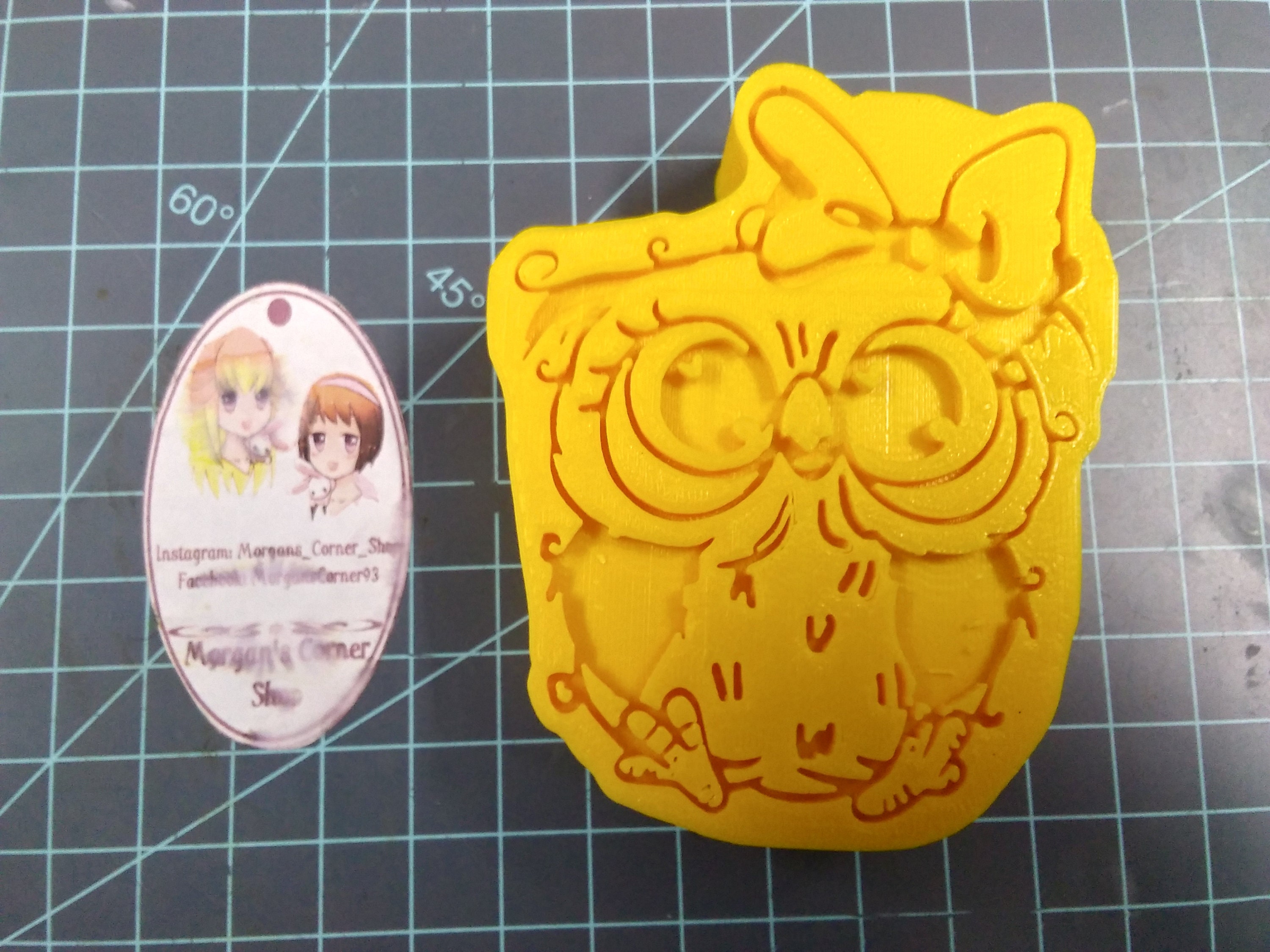 Baby Owl Plastic Mold or Silicone Mold, Bath Bomb Mold, Soap Mold, Owl ...