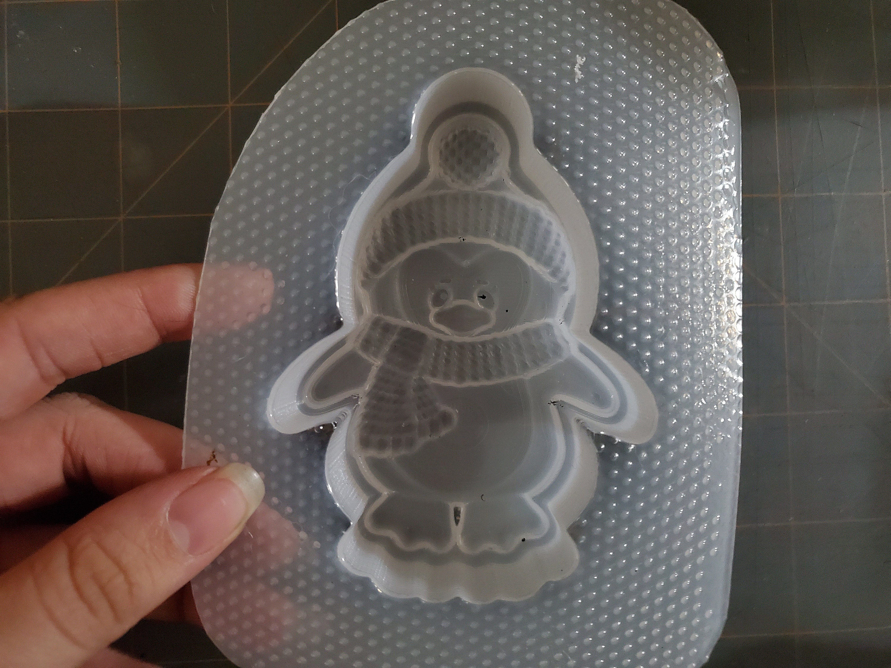 Winter Penguin Plastic Mold or Silicone Mold Bath Bomb Mold - Etsy ...