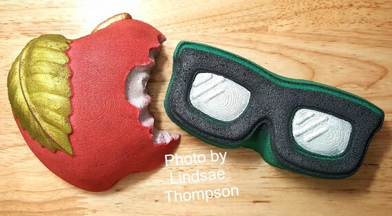 Bitten Apple Plastic Mold or Silicone Mold Bath Bomb Mold | Etsy