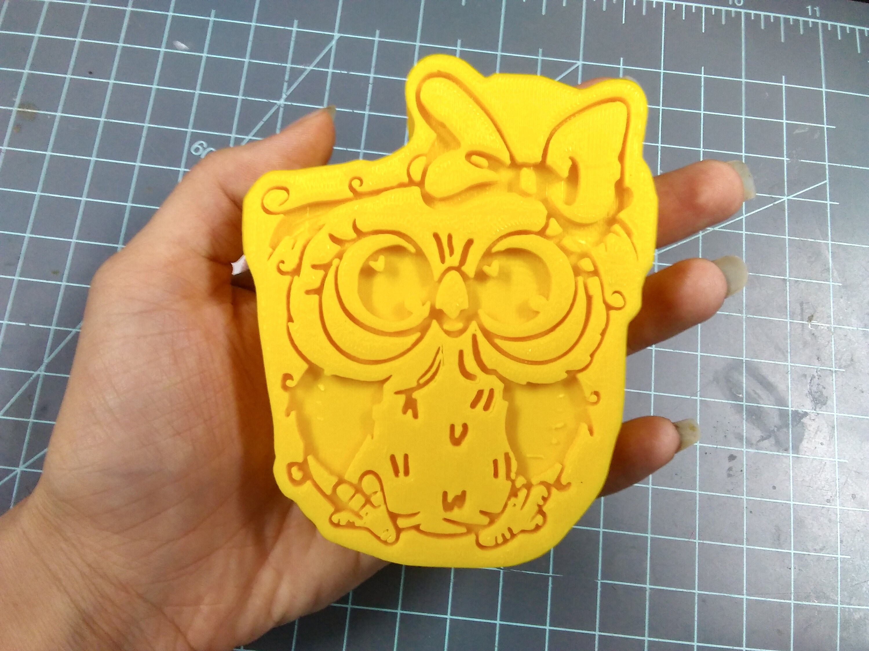 Baby Owl Plastic Mold or Silicone Mold, Bath Bomb Mold, Soap Mold, Owl ...