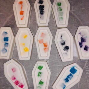 Inset Coffin Plastic Mold, Bath Bomb Mold, Soap Mold, Candle Mold ...
