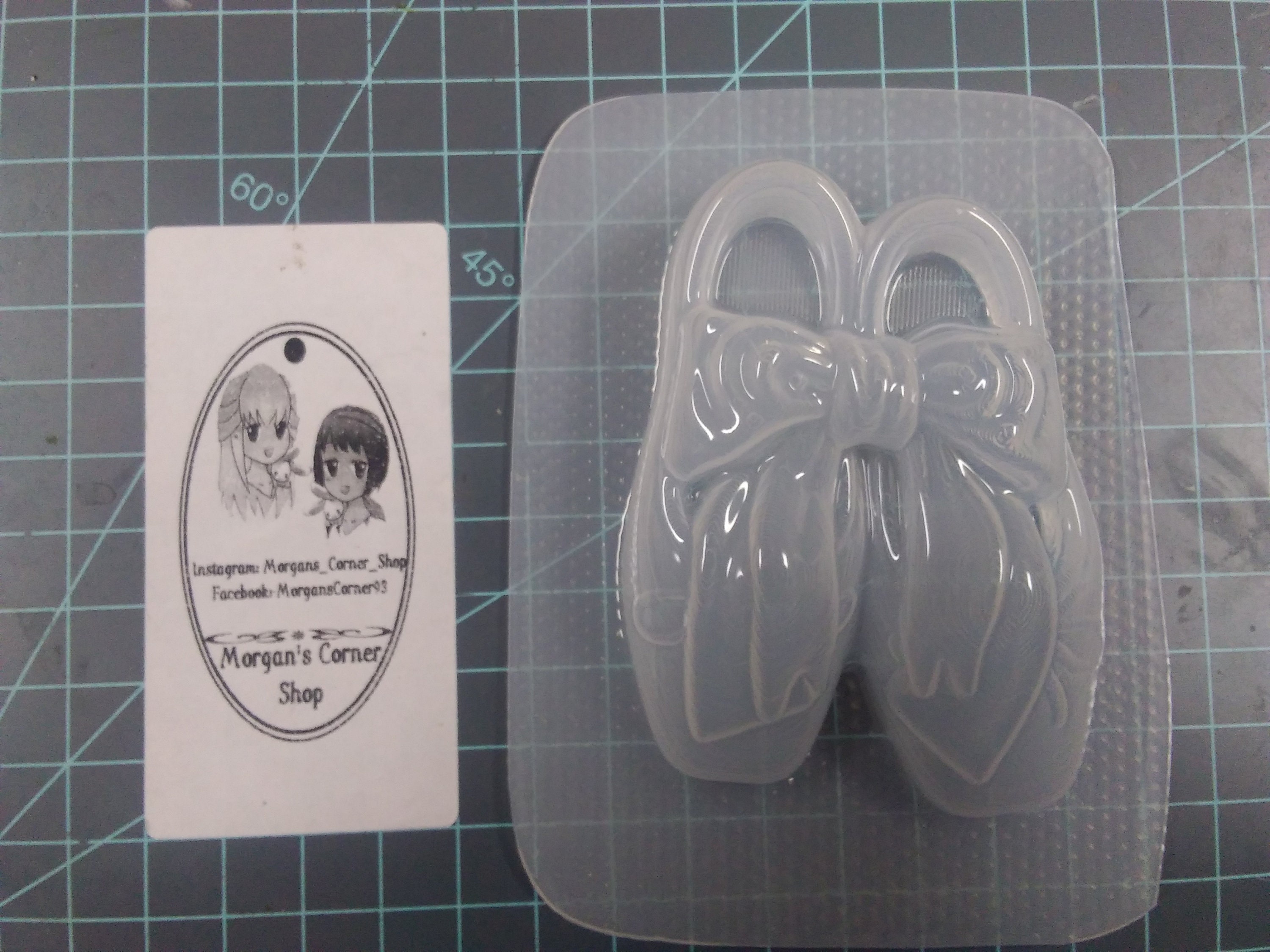 Ballet Slippers Plastic Mold or Silicone Mold Bath Bomb Mold | Etsy