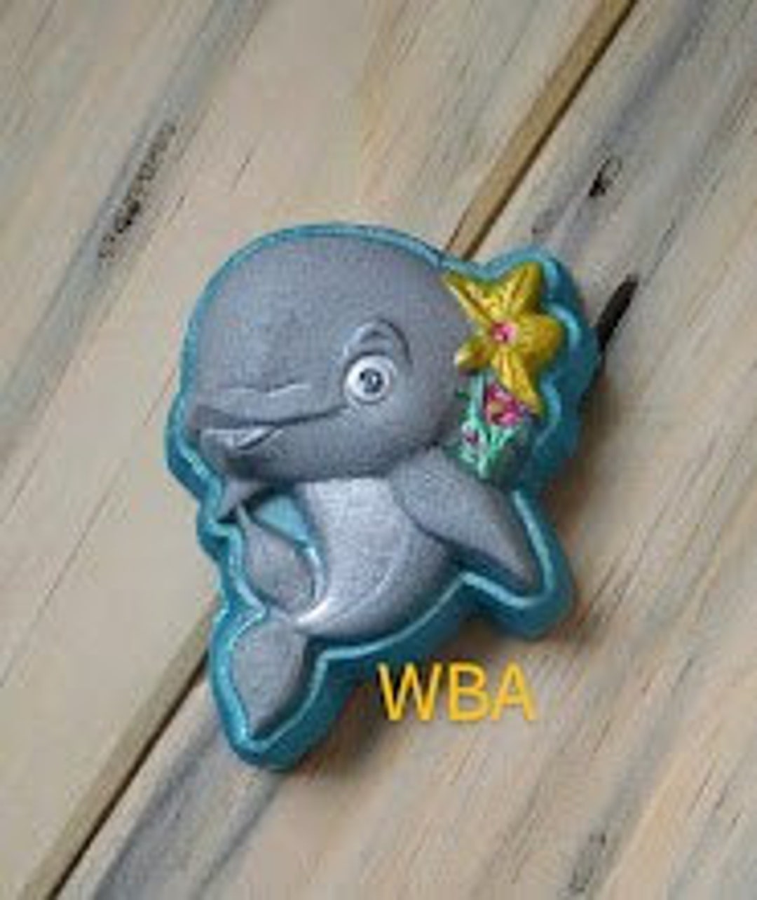 Dolphin Cutie Plastic Mold or Silicone Mold, Bath Bomb Mold, Soap Mold ...