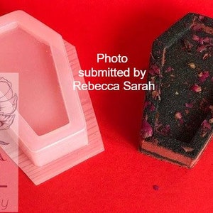 Inset Coffin Plastic Mold, Bath Bomb Mold, Soap Mold, Candle Mold ...