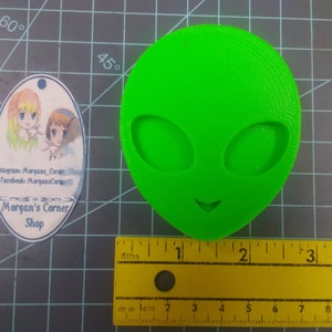 Alien Head Plastic Mold or Silicone Mold, Bath Bomb Mold, Soap Mold ...
