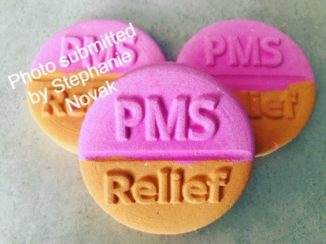 PMS Relief Plastic Mold or Silicone Mold, PMS Mold, Bath Bomb Mold ...