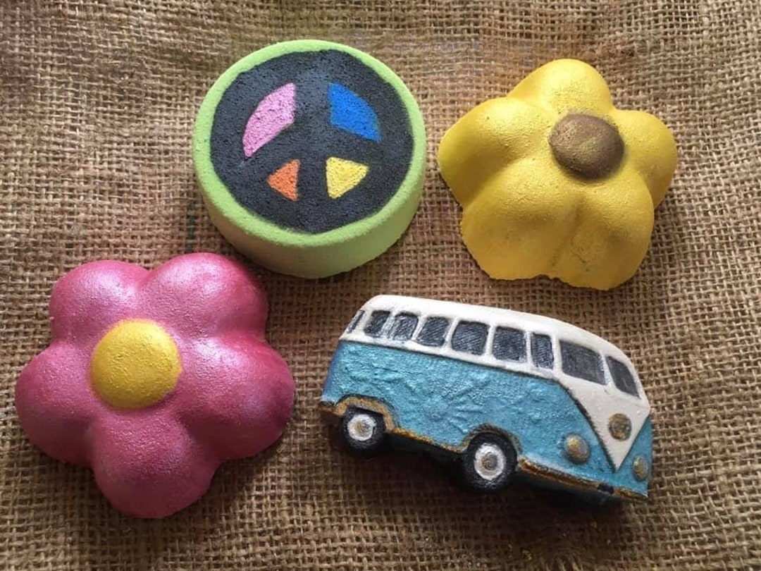 Groovy Bus Plastic Mold or Silicone Mold, Bath Bomb Mold, Soap Mold ...