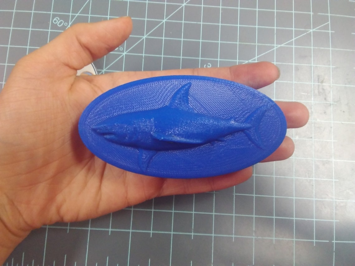 Shark Plastic Mold or Silicone Mold, Bath Bomb Mold, Soap Mold, Fish ...