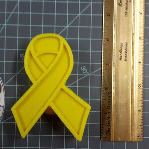 Awareness Ribbon Plastic Mold or Silicone Mold, Awareness Mold, Soap ...
