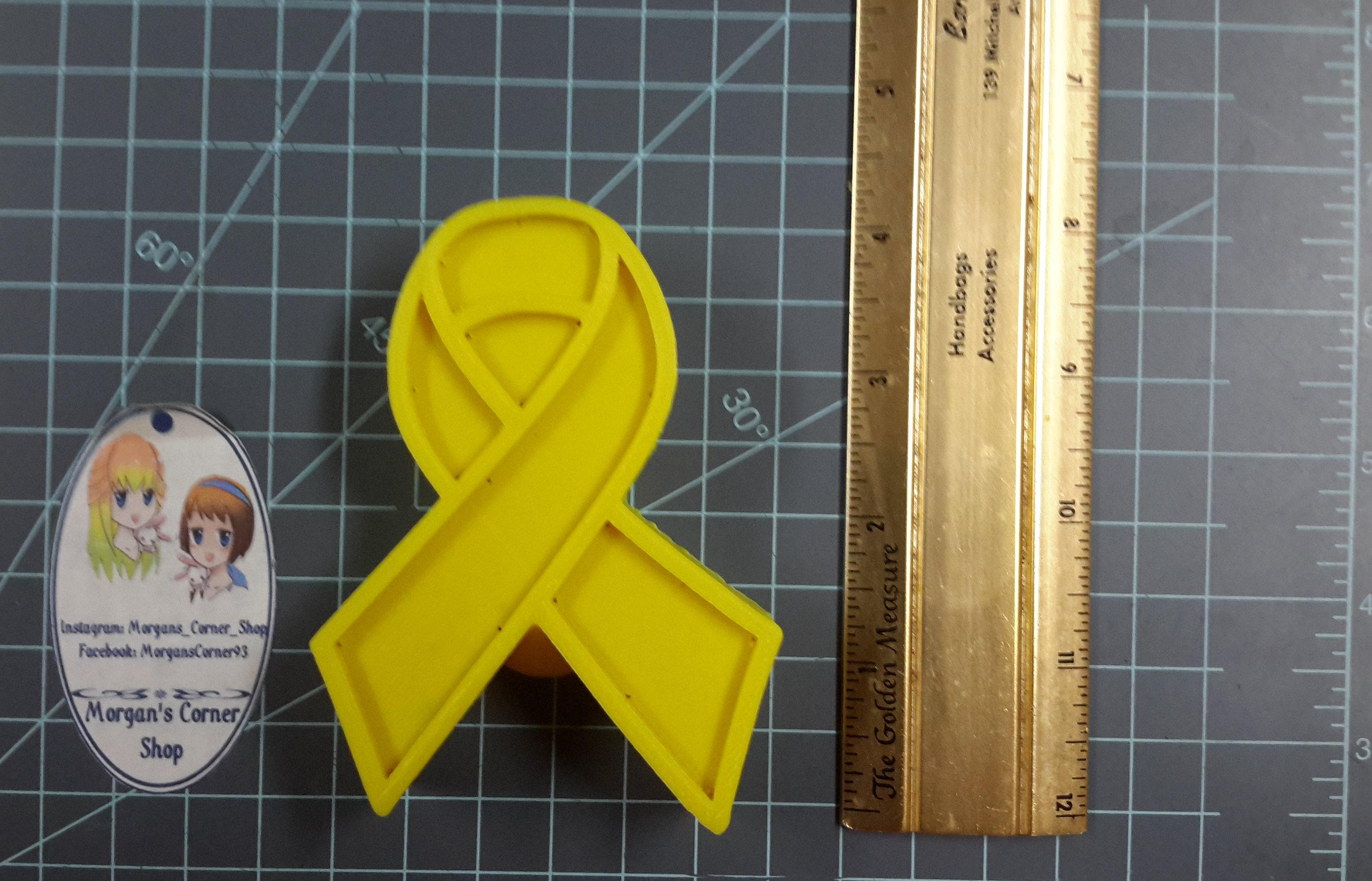 Awareness Ribbon Plastic Mold or Silicone Mold Awareness - Etsy