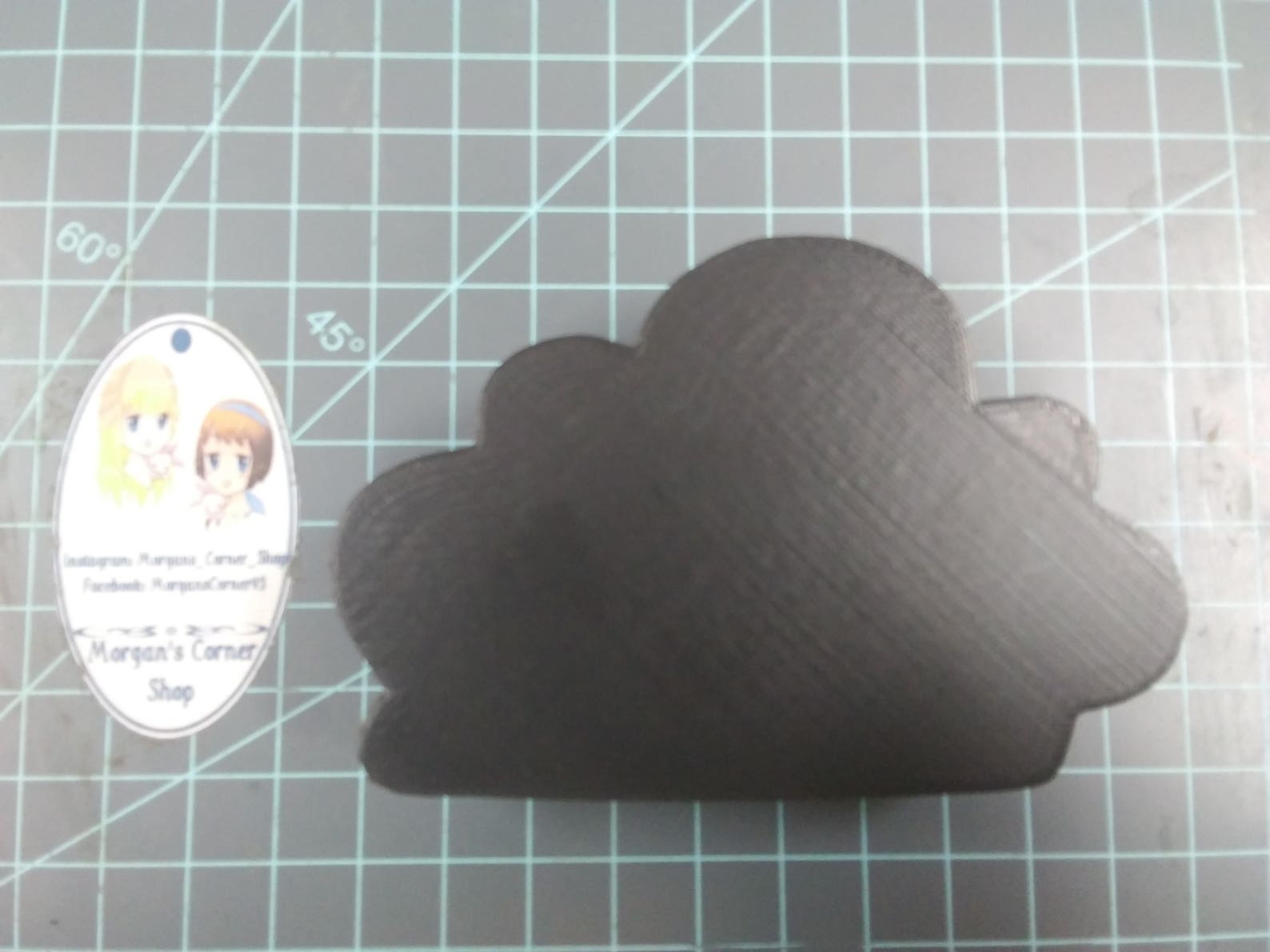 Cloud Silhouette Plastic Mold or Silicone Mold, Cloud Mold, Resin Mold ...