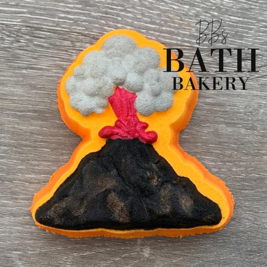 Volcano Plastic Mold or Silicone Mold, Bath Bomb Mold, Soap Mold ...