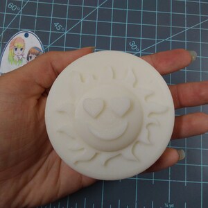 Smiling Sun Plastic Mold or Silicone Mold, Bath Bomb Mold, Soap Mold ...