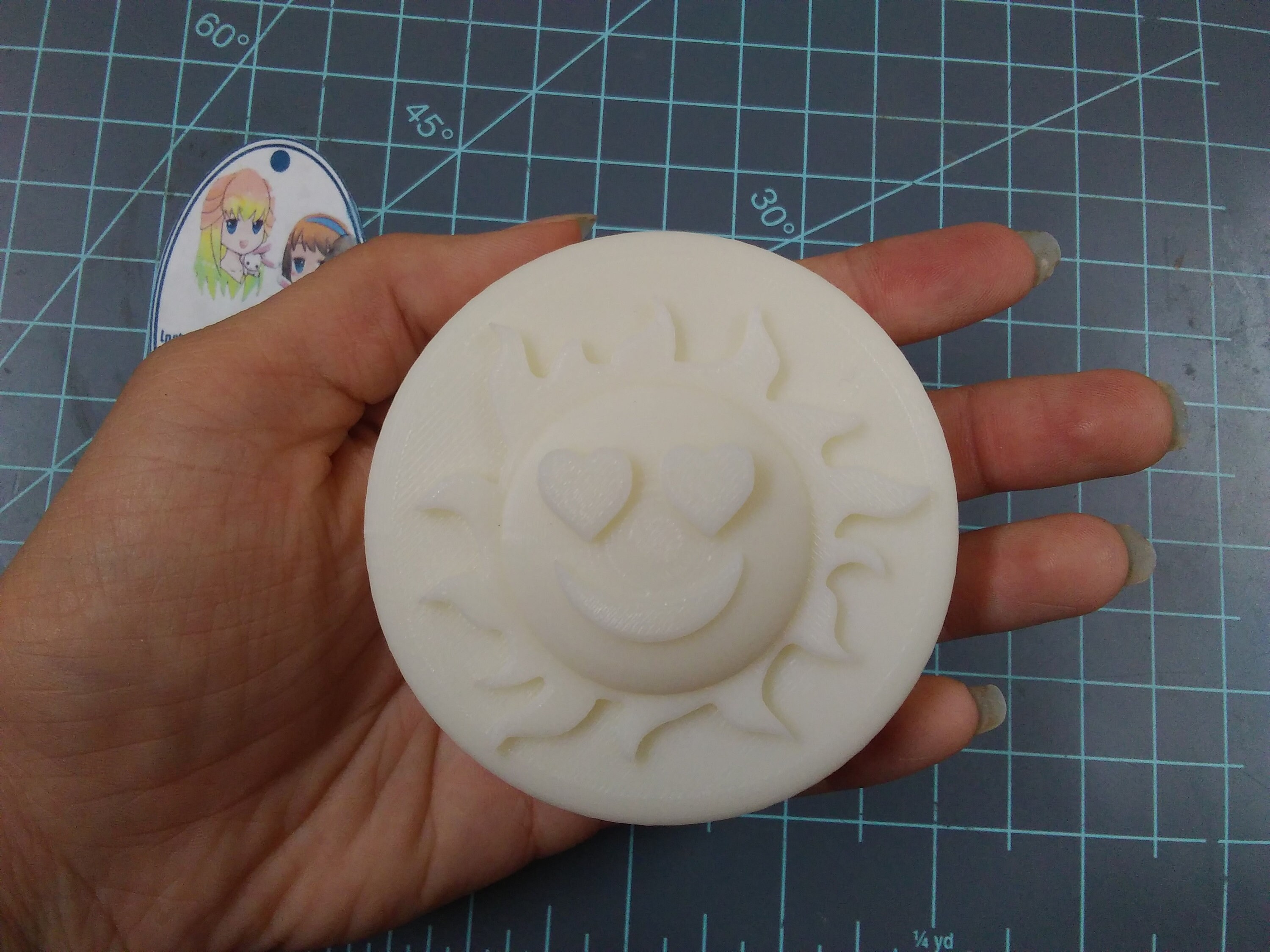 Smiling Sun Plastic Mold or Silicone Mold, Bath Bomb Mold, Soap Mold ...