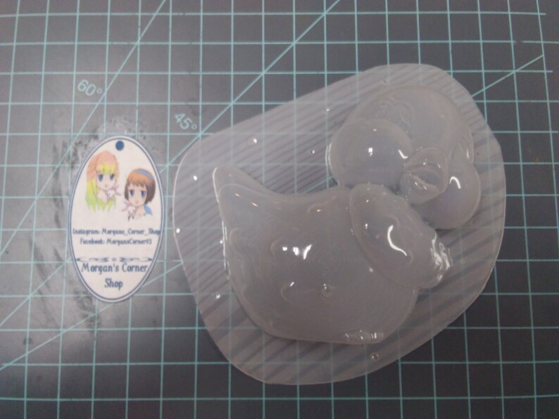 Chick Plastic Mold or Silicone Mold, Bath Bomb Mold, Soap Mold, Chicken ...