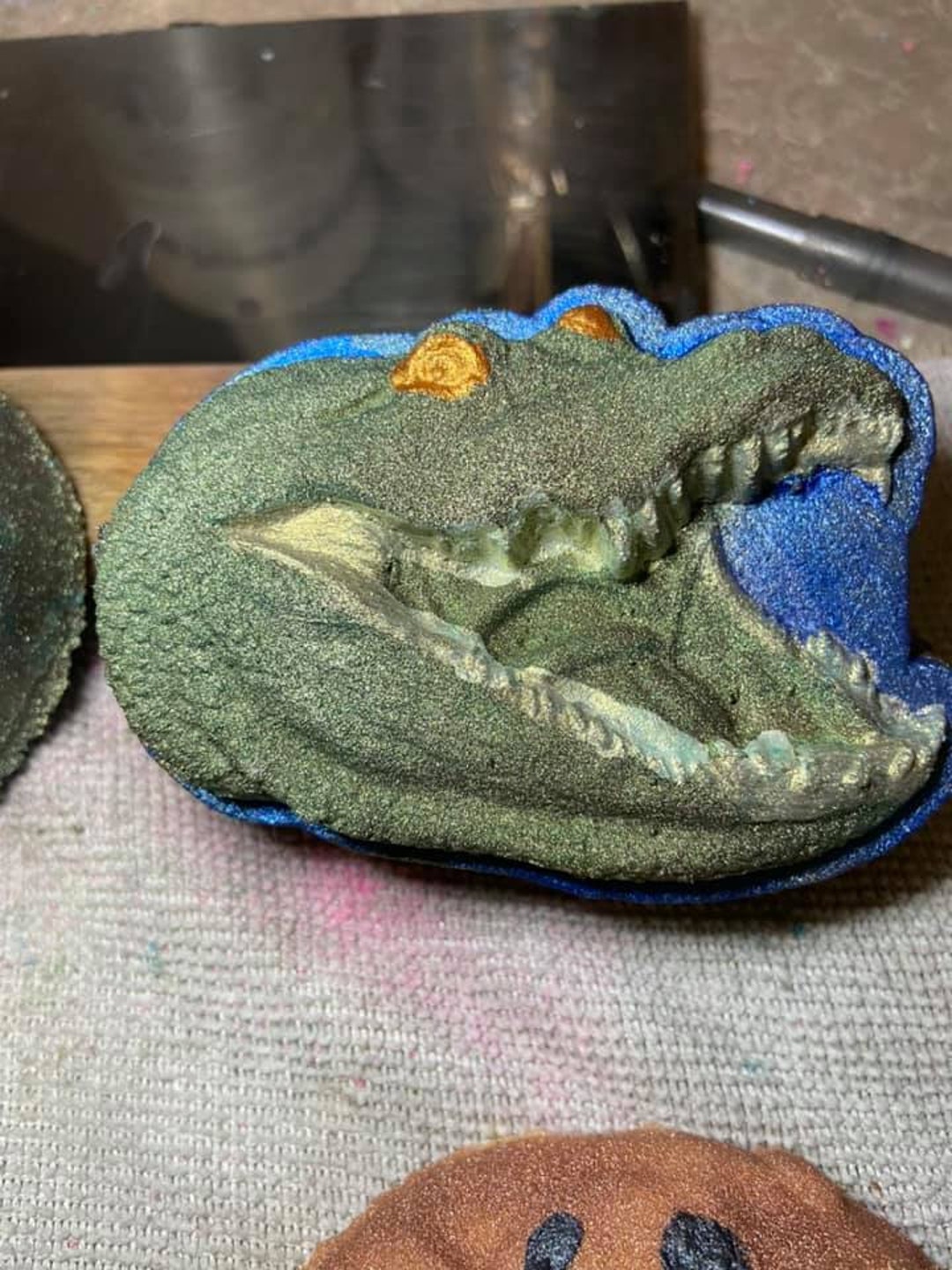 Alligator Head Plastic Mold or Silicone Mold, Bath Bomb Mold, Soap Mold ...