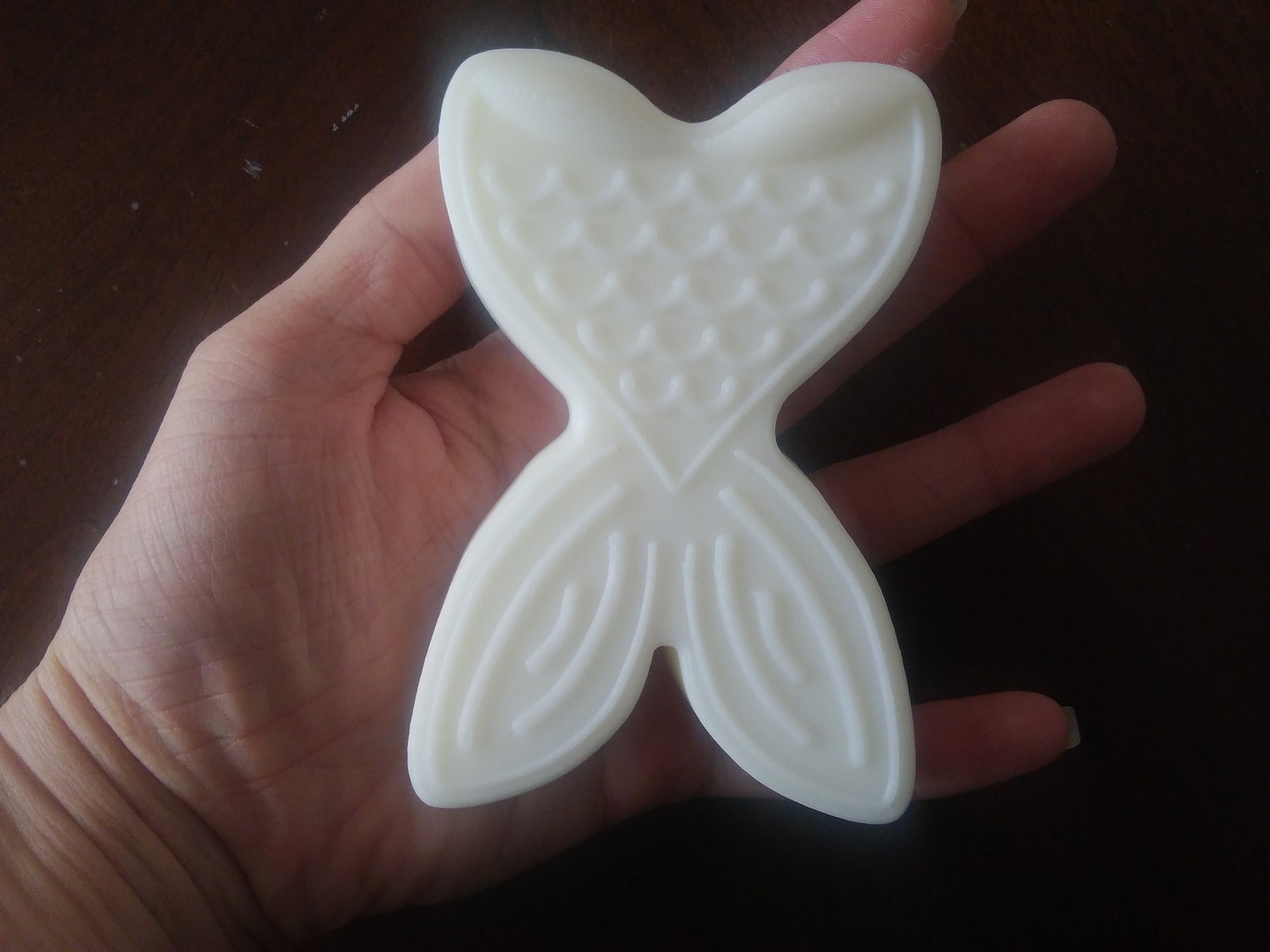 Simple Mermaid Tail Plastic Mold or Silicone Mold Bath Bomb - Etsy