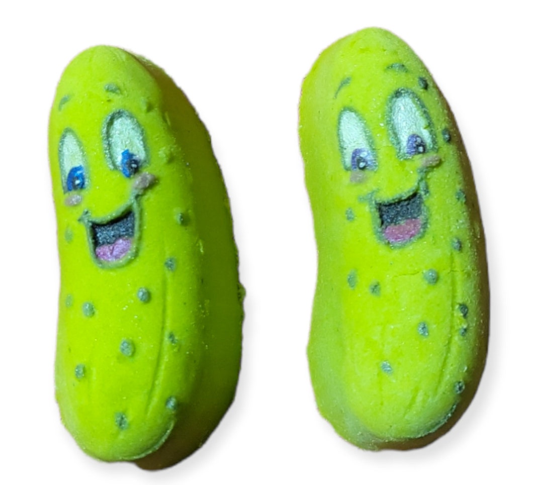 Kawaii Pickle Plastic Mold or Silicone Mold, Bath Bomb Mold, Soap Mold ...