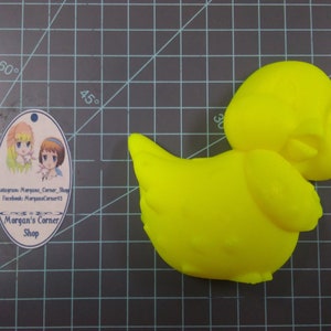 Chick Plastic Mold or Silicone Mold, Bath Bomb Mold, Soap Mold, Chicken ...