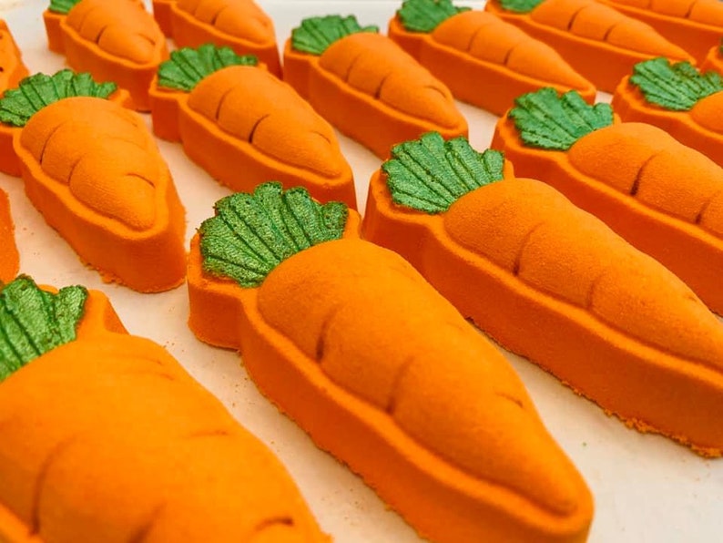 Simple Carrot Plastic Mold or Silicone Mold, Bath Bomb Mold, Soap Mold ...