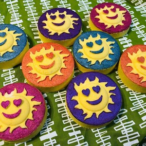 Smiling Sun Plastic Mold or Silicone Mold, Bath Bomb Mold, Soap Mold ...