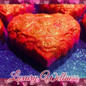 Rose Heart Plastic Mold or Silicone Mold, Bath Bomb Mold, Soap Mold ...