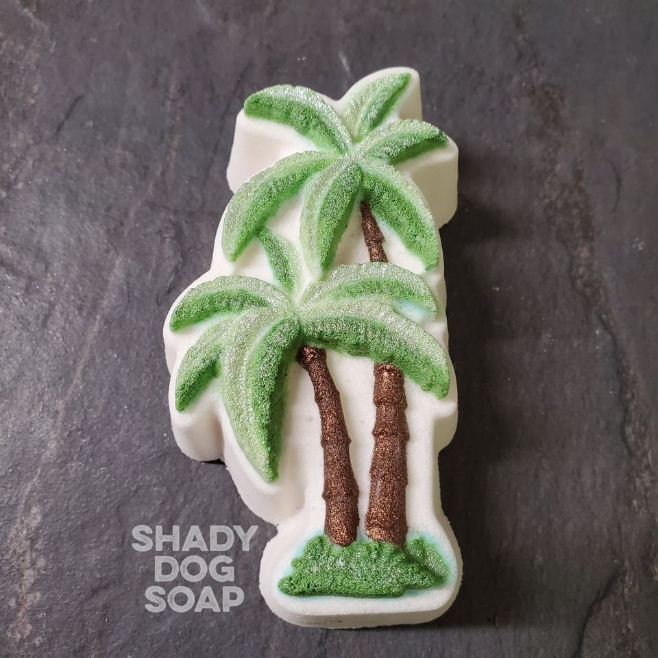 Palm Tree Plastic Mold or Silicone Mold Bath Bomb Mold Soap - Etsy
