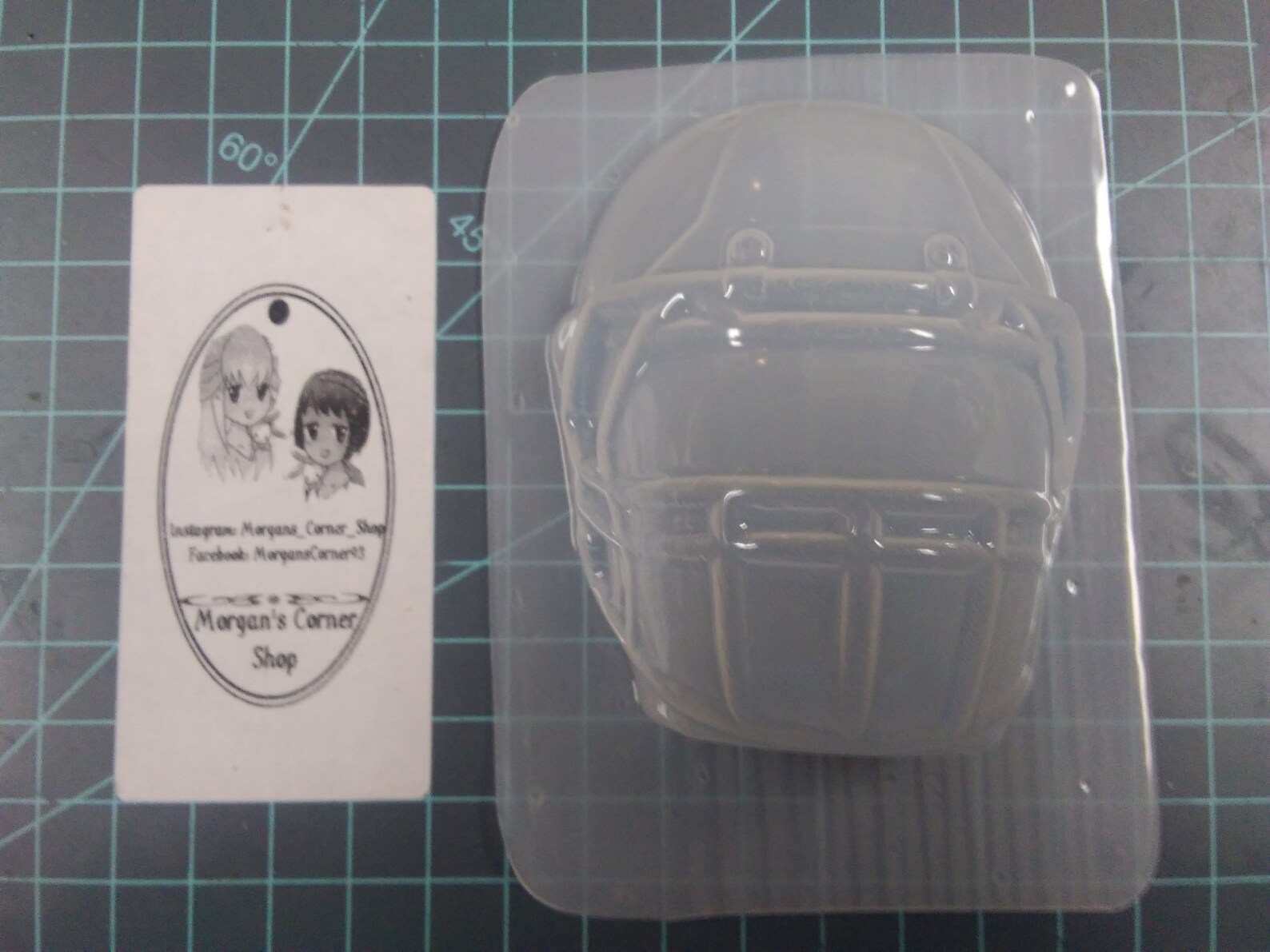 Sport Helmet Plastic Mold or Silicone Mold, Bath Bomb Mold, Soap Mold ...