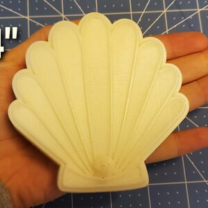 Seashell Plastic or Silicone Mold, Sea Shell Mold, Bath Bomb Mold, Soap ...