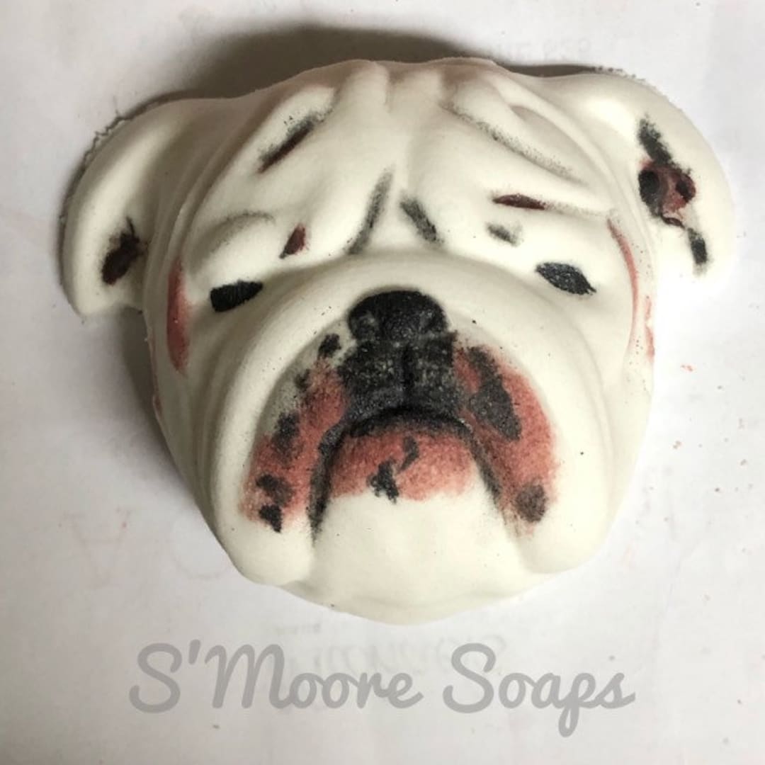 English Bulldog Plastic Mold, Dog Mold, Bath Bomb Mold, Soap Mold ...