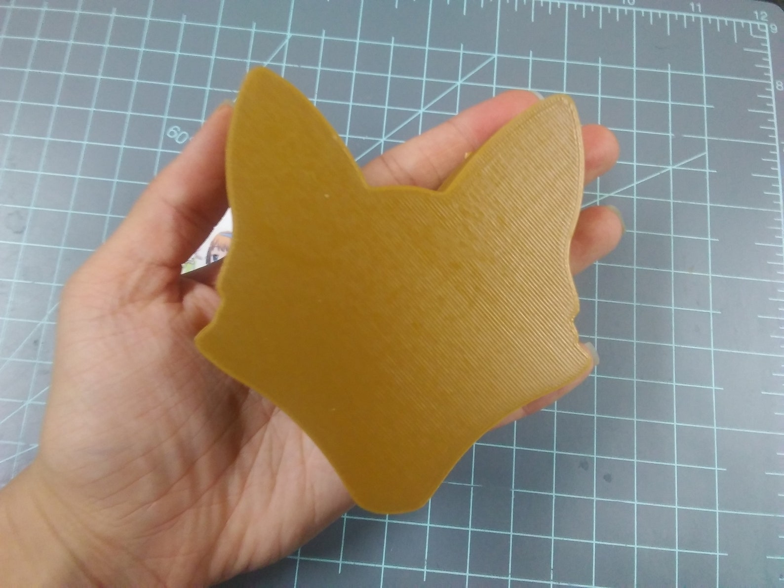 Fox Head Silhouette Plastic Mold or Silicone Mold Bathbomb | Etsy