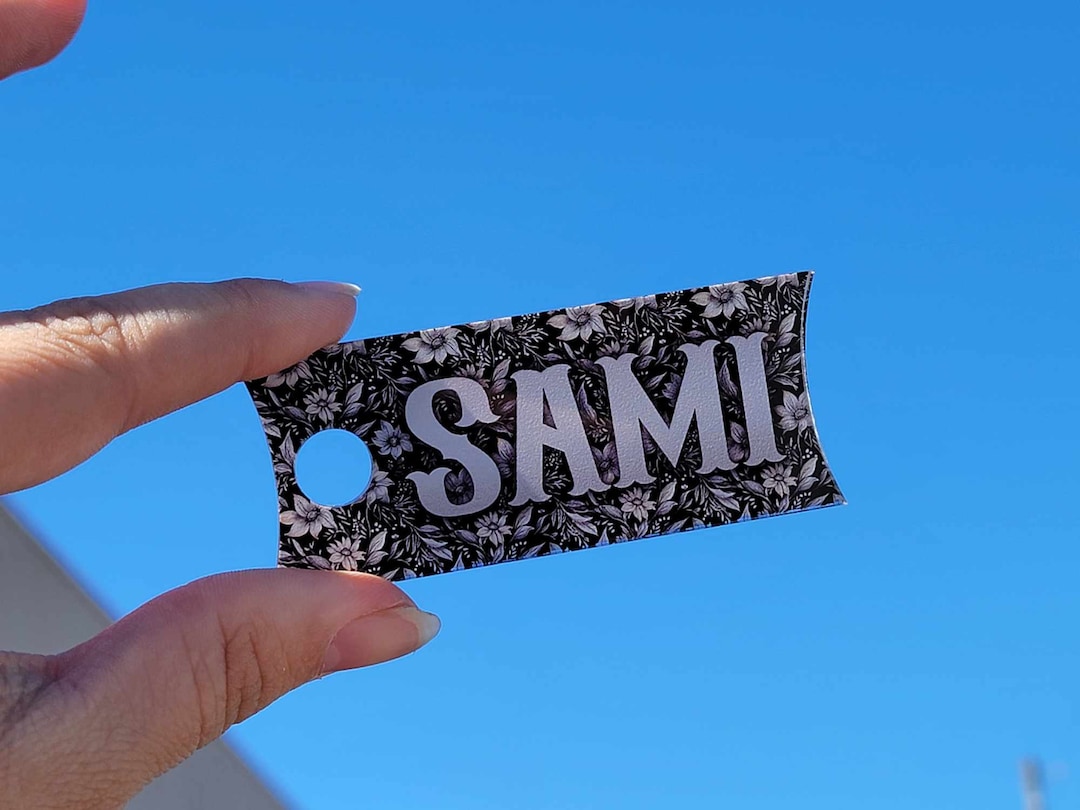 Personalized Acrylic Tumbler Name Tag, Custom Name Tag, Stanley 40oz ...