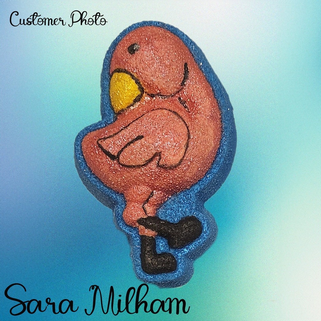 Fun Flamingo Plastic Mold or Silicone Mold, Bath Bomb Mold, Soap Mold ...