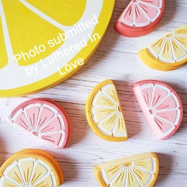 Citrus Slice Plastic Mold or Silicone Mold Bath Bomb Mold | Etsy