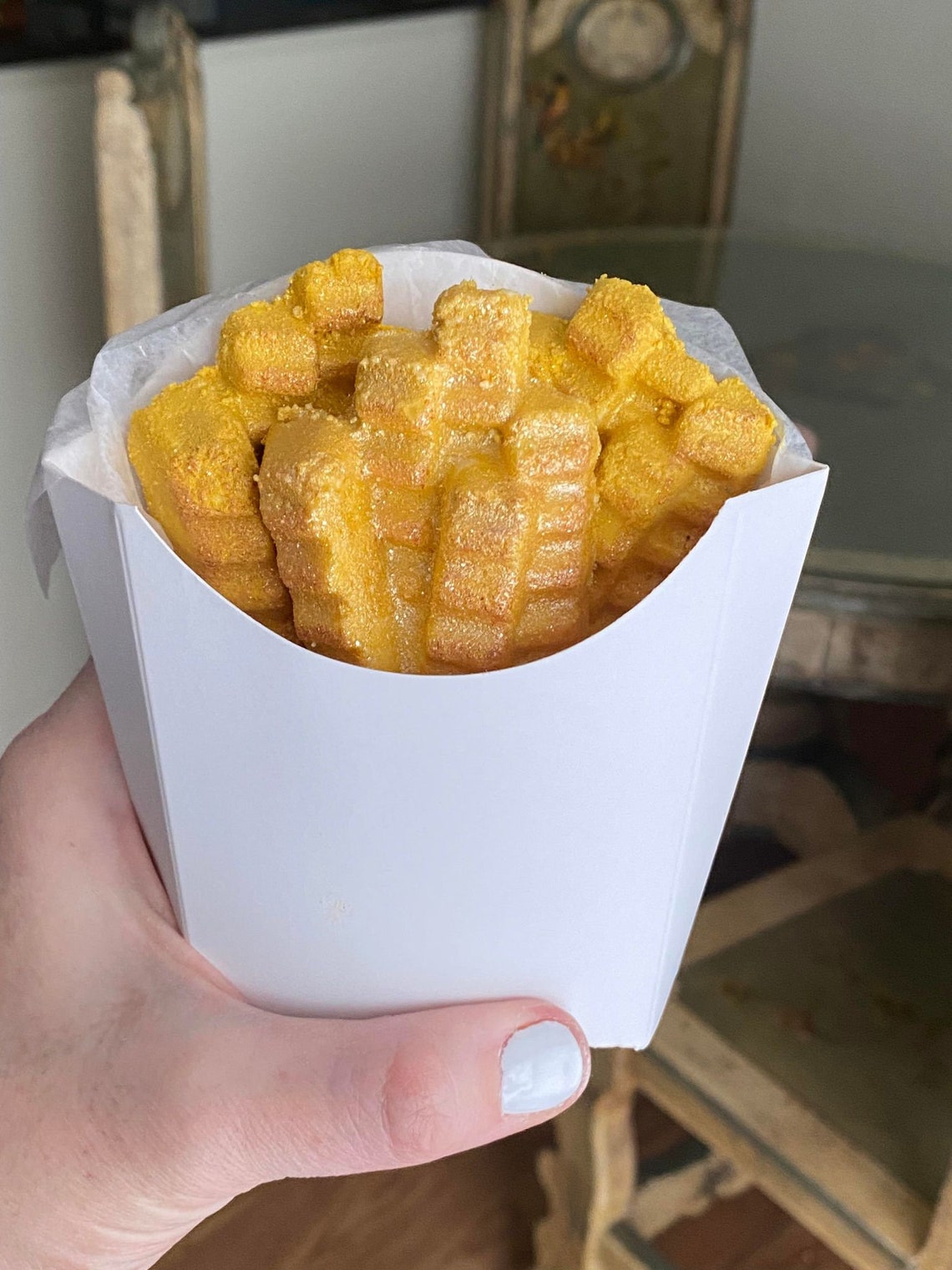 Crinkle French Fries Plastic Mold or Silicone Mold Bath Bomb - Etsy